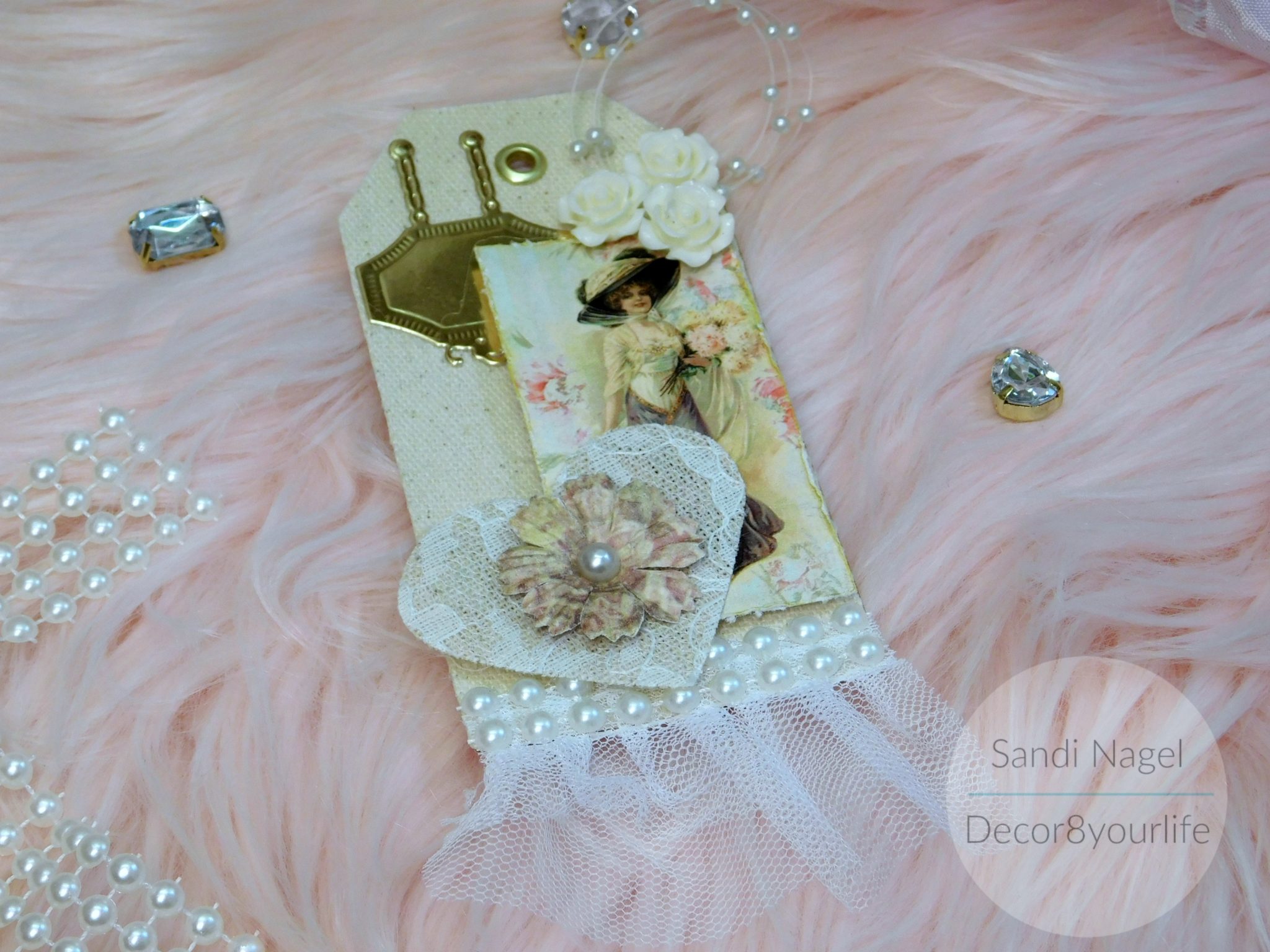 Shabby Chic Tags for Scrapbooking | Vintage Ladies Shabby Chic Tags
