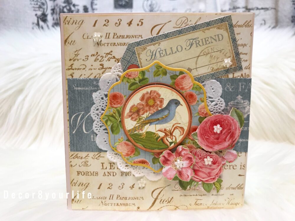 Graphic 45 Botanical Tea Pop Up Card Tutorial