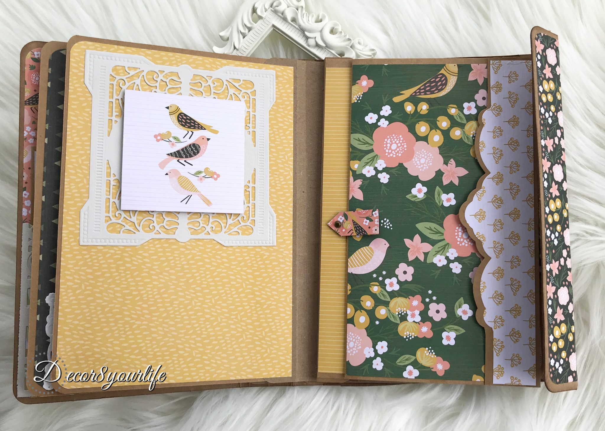 Tim Holtz Folio Mini Album | Decor8yourlife.com Scrapbooking ...