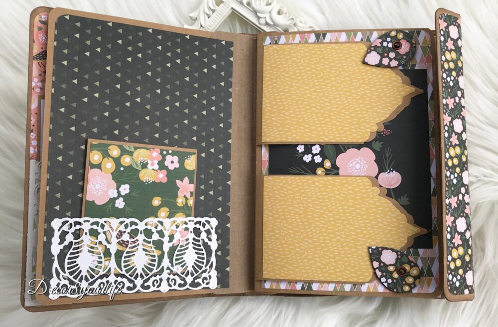 Tim Holtz Folio Mini Album | Decor8yourlife.com Scrapbooking ...