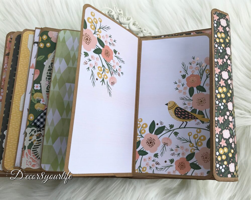 Tim Holtz Folio Mini Album | Decor8yourlife.com Scrapbooking ...