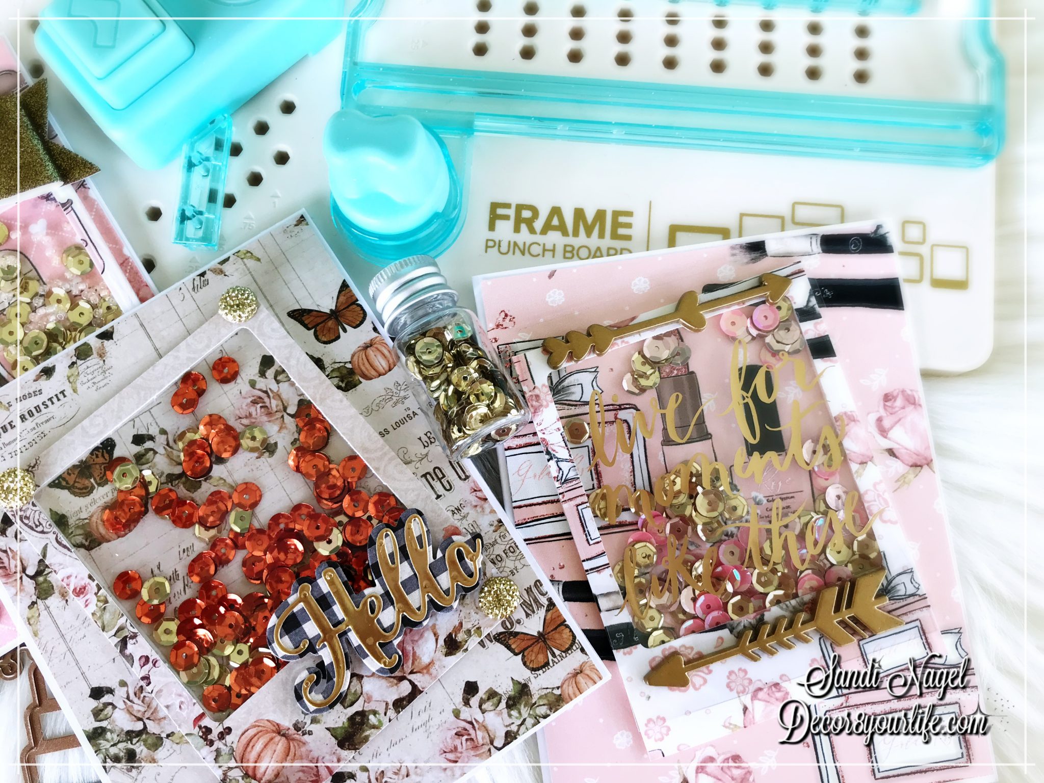 Cute Shaker Cards | Handmade Cards | DIY | Card Making | Paper Crafts