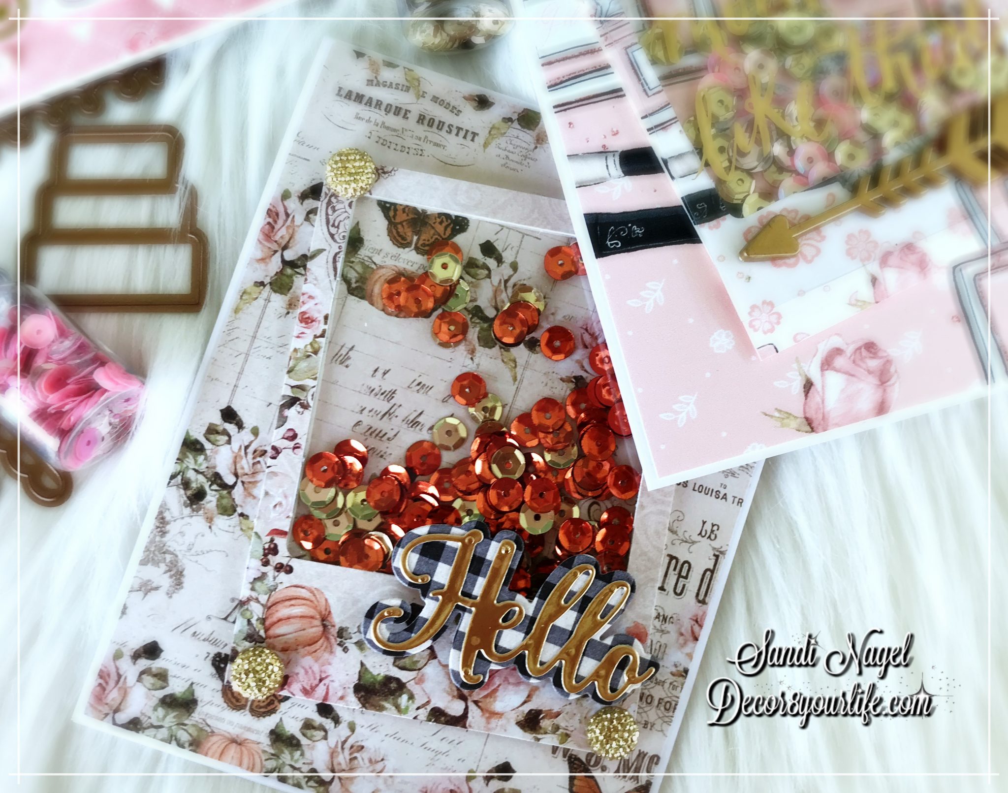 Cute Shaker Cards | Handmade Cards | DIY | Card Making | Paper Crafts