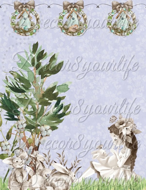 Spring Scrapbook Paper | Paper Crafting Supplies | Decor8yourlife