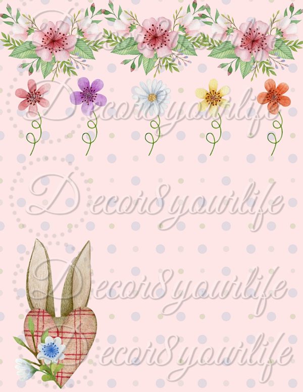 Spring Scrapbook Paper | Paper Crafting Supplies | Decor8yourlife