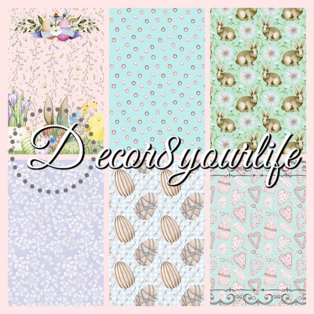 Spring Scrapbook Paper | Paper Crafting Supplies | Decor8yourlife