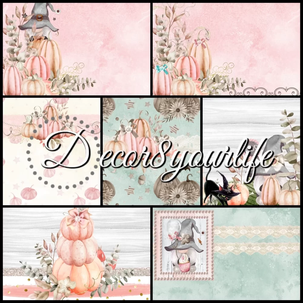 Digital Scrapbook Paper - Pastelloween Halloween Paper Collection ...