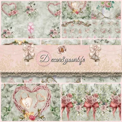 Whispers - A Digital Scrapbook Paper Collection | Decor8yourlife.com