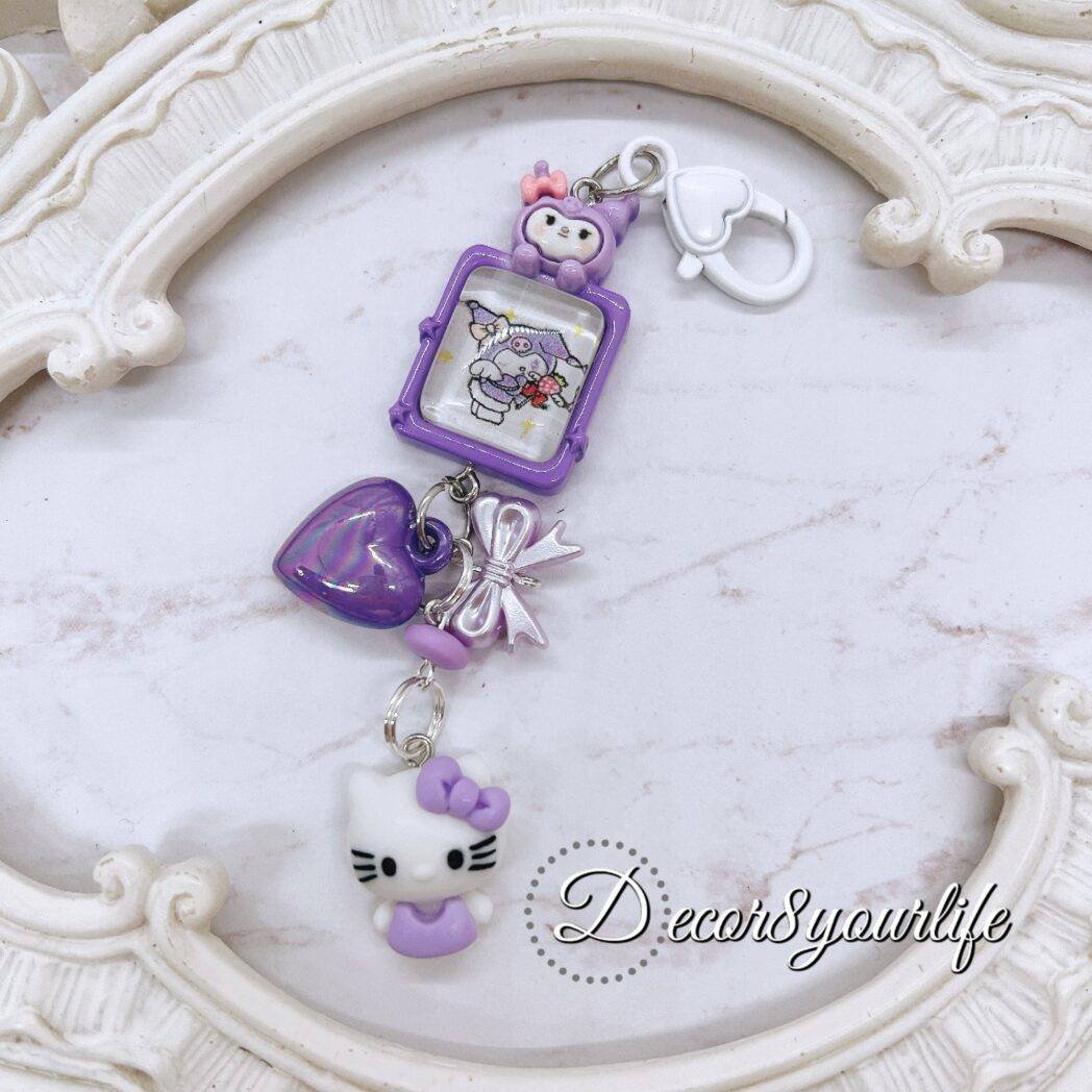 Purple Hello Kitty Key Chain | Licensed Sanrio Hello Kitty